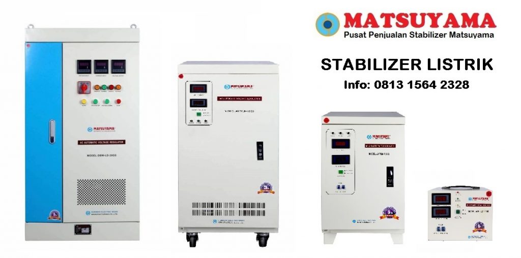 Penstabil Tegangan Listrik Model Baru - Stabilizer Matsuyama